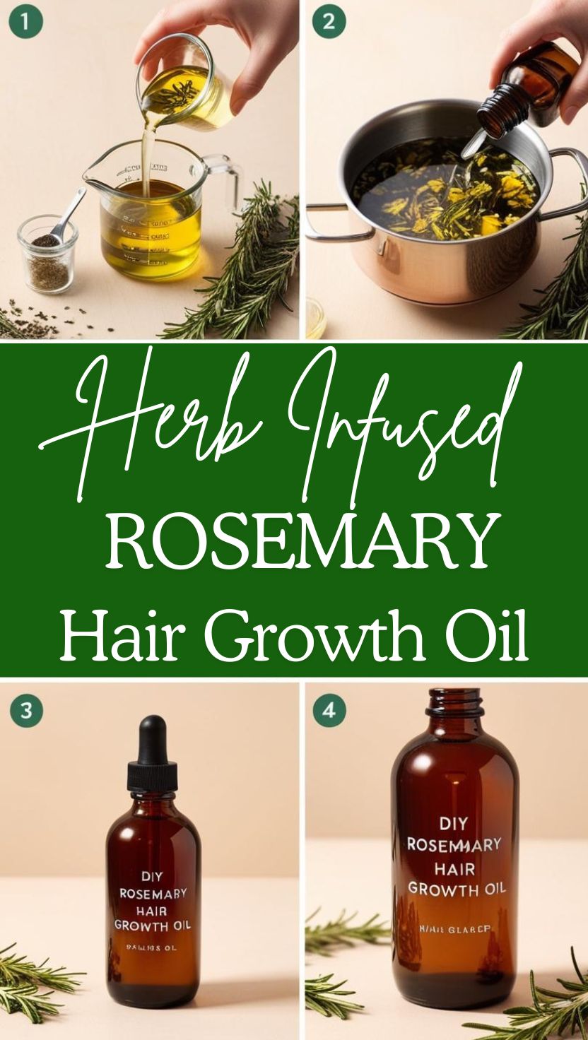 DIY Rosemary Hair Oil for Hair Growth