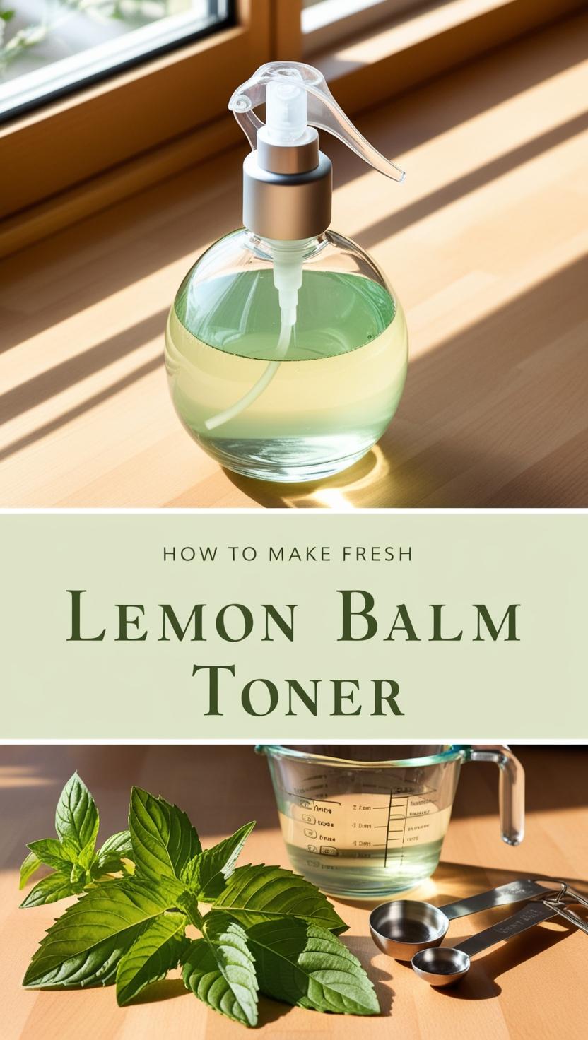 Refreshing Lemon Balm Face Toner Recipe