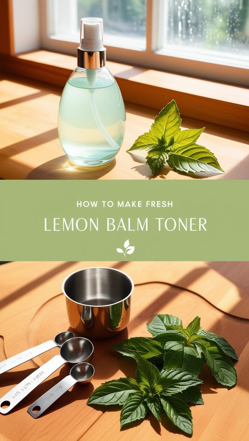 Refreshing Lemon Balm Face Toner Recipe