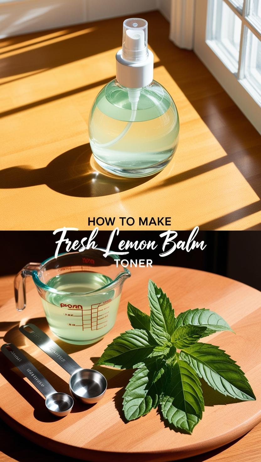Refreshing Lemon Balm Face Toner Recipe
