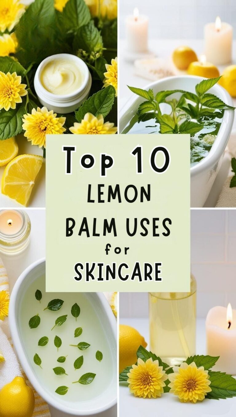 10 Amazing Ways to Use Lemon Balm for Glowing Skin